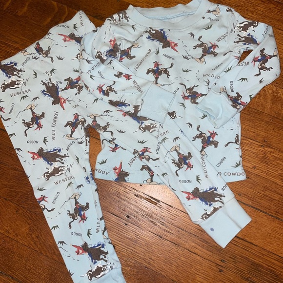 Kirkland Signature | Pajamas | Cowboy Rodeo Western Horse Cow 2 Piece ...